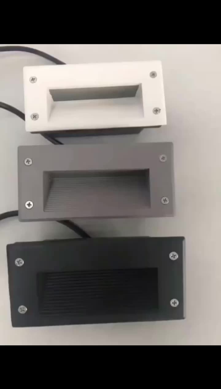 Outdoor Stair Light Modern Style Aluminum Ip65 Led Recessed Light Step ...