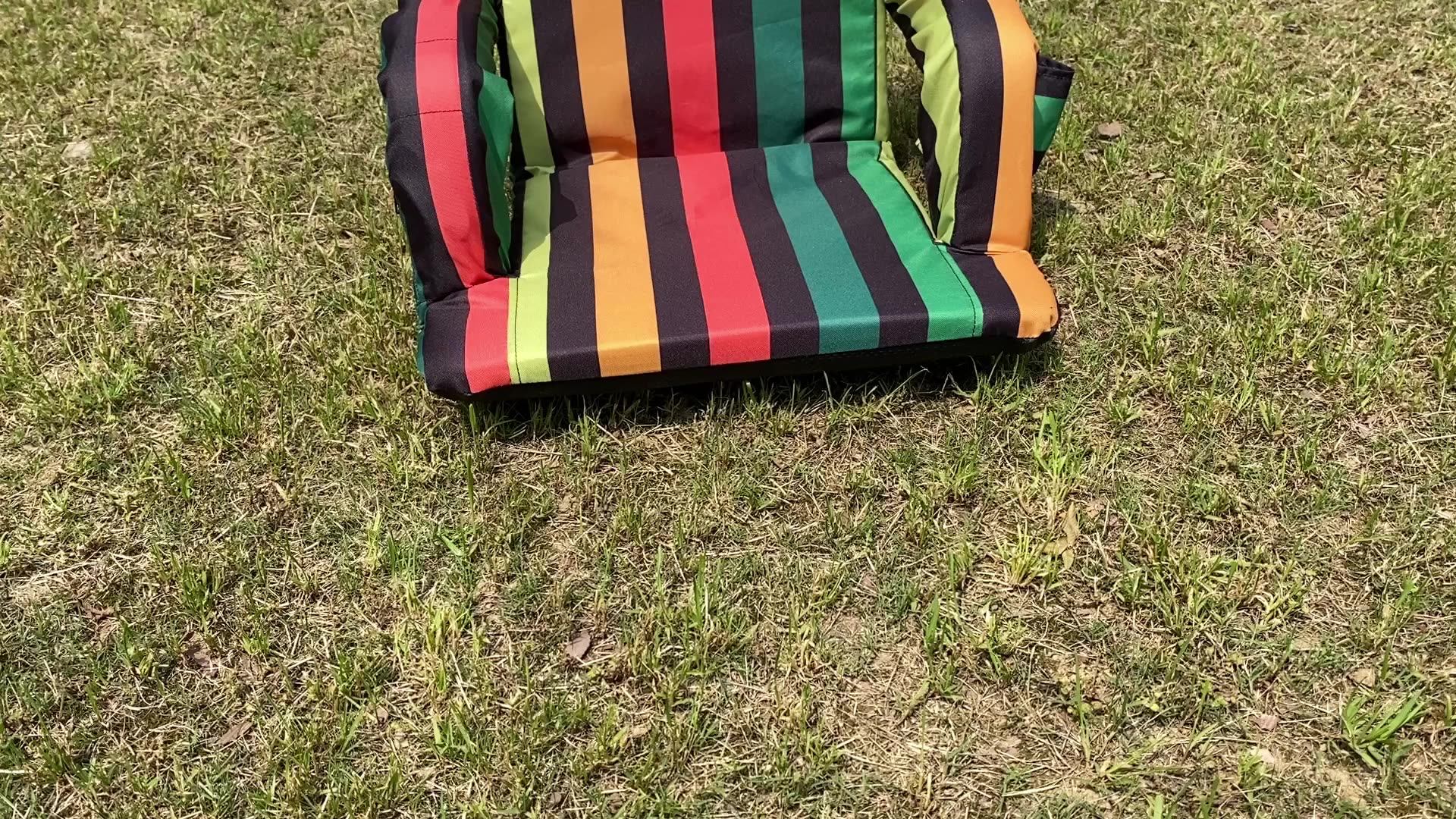 Custom Luxury Football Portable Outdoor Stadium Chairs Cushion With ...