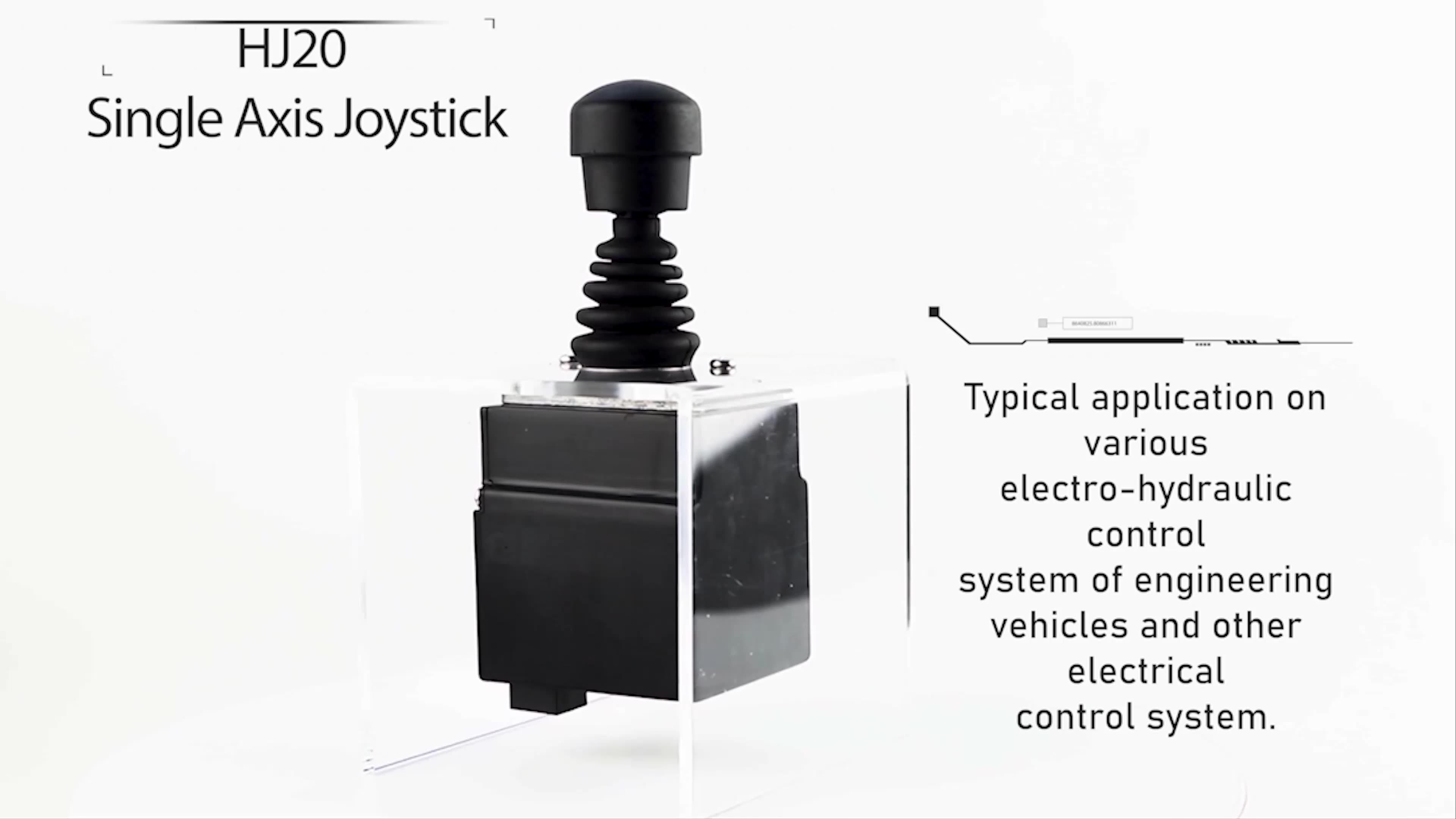 Hj20 Series Single Axis Hand Operated Controller Industrial Joystick ...