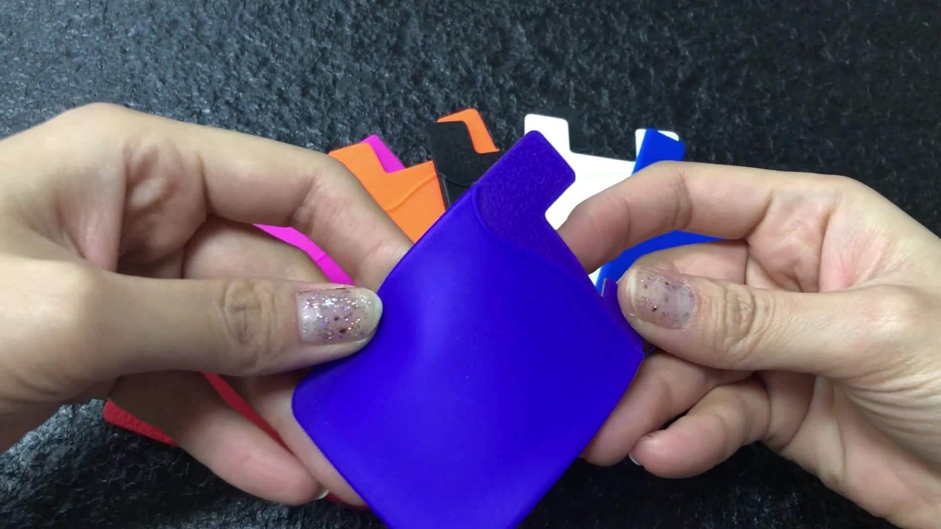 Smartphone Wallet Credit Card Pouch Silicone Card Holder 3m 300lse ...