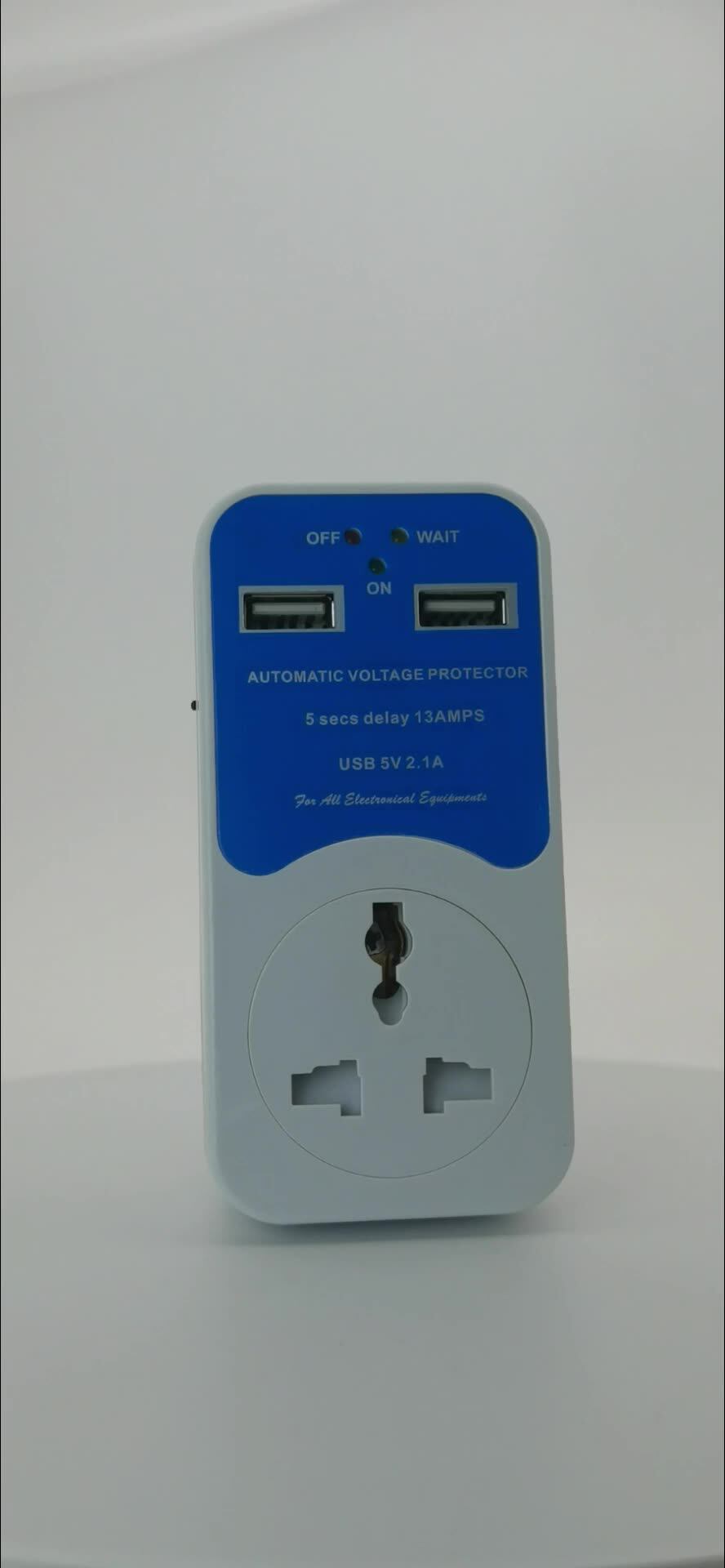 Eu Type Socket Plug 230v 3000w Voltage Protector High Voltage And Low ...