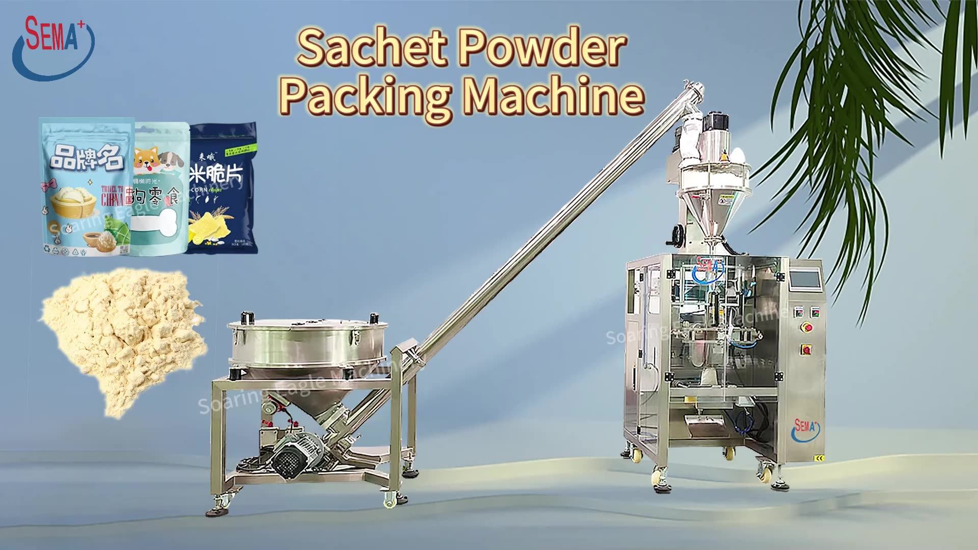 Automatic Vertical 1kg To 5kg Gypsum Powder Filling And Packing Machine ...