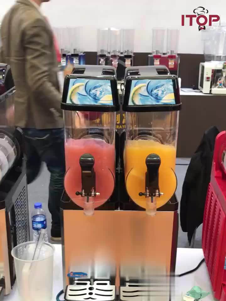 Stainless Steel Slush Ice Machine For Coffee Shop With Digital Display ...