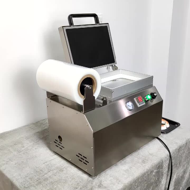 New 2023 Small Meat Fish Food Skin Packing Machine Table Top Vacuum ...