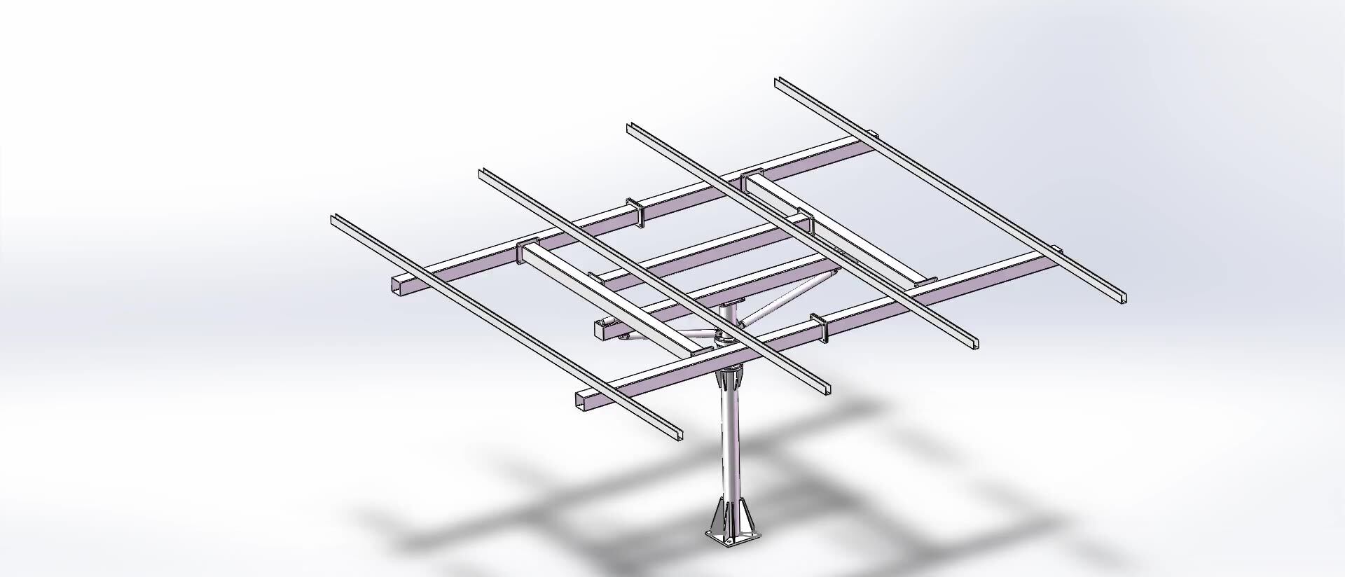 12kw 2 Axes All Key Components Included Solar Panel Tracking System ...