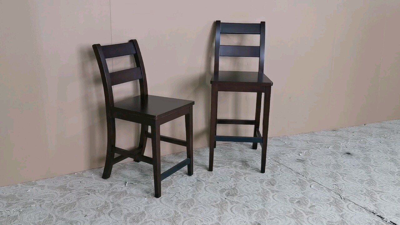 Antique Solid Oak Wood Frame Gray Linen Fabric Upholstered Commerical ...