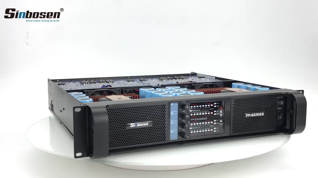 Sinbosen 4 Channel Pa Professional Amplifier Subwoofer Fp22000q 10000 Watt Power Amplifier - Buy ...