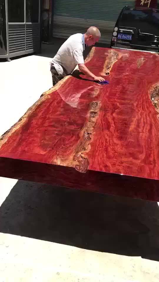 Bubinga Slab Table From Gaboon African Bubinga Slab Wood Table Big Size ...