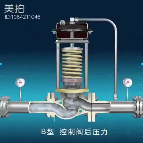 ZZYP-16B法兰自力式减压阀DN50自力式氮气减压阀DN80自力式调节阀-阿里巴巴