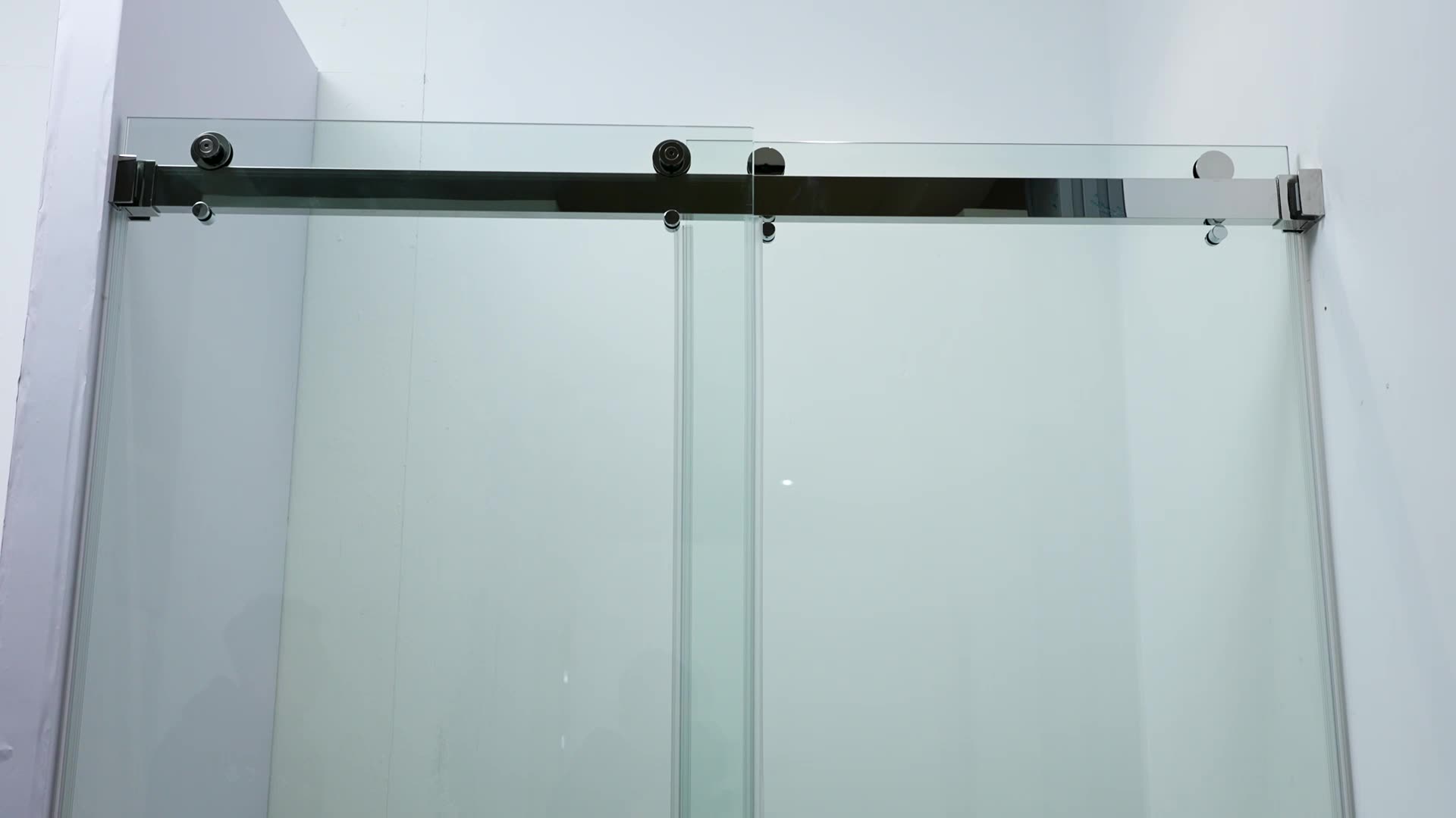Frameless Bypass Sliding Tempered Glass Shower Door Buy Frameless