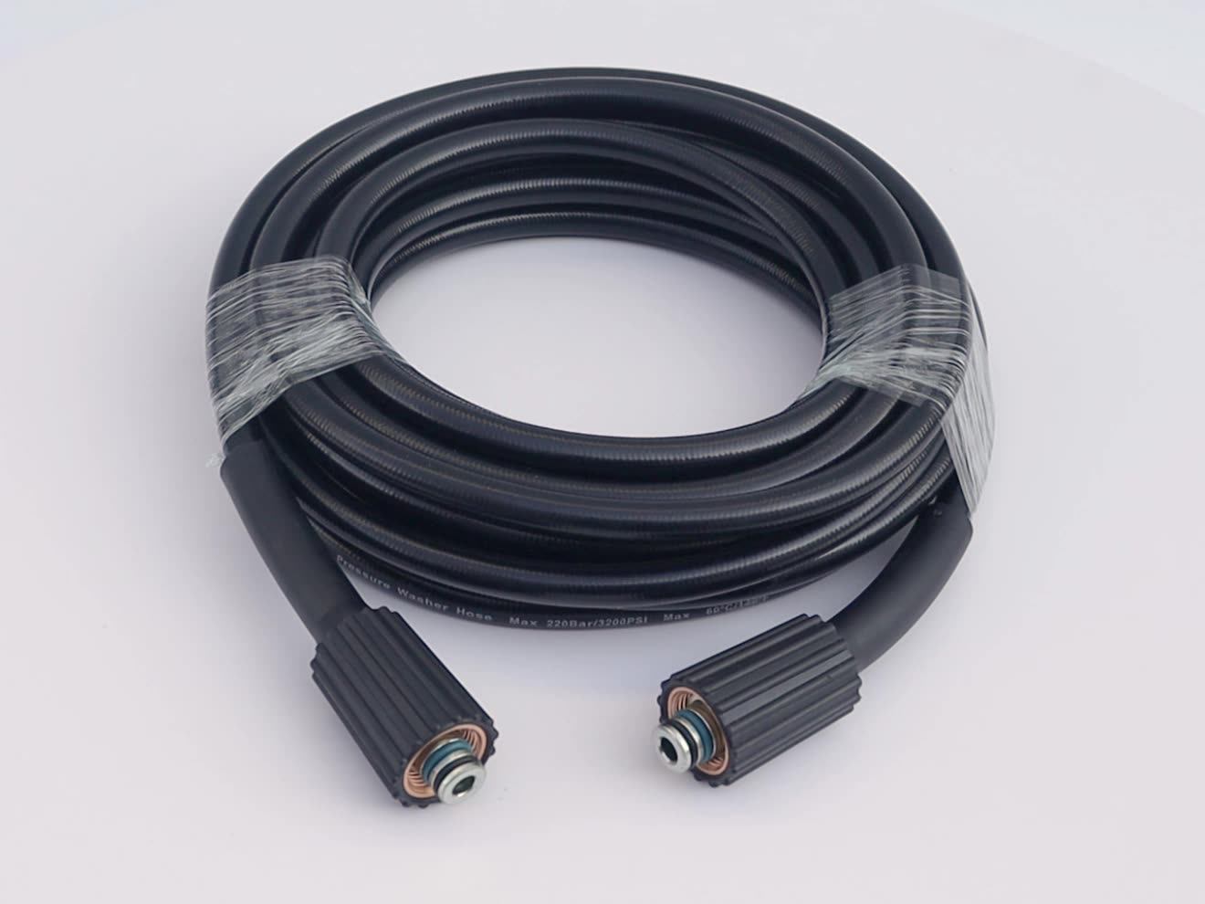 Dn6 1/4 "* 220巴/3200磅/平方英寸 * 10 M/32英尺高压清洗机塑料软管组件，带m22配件 - Buy 高压清洗机水管 ...
