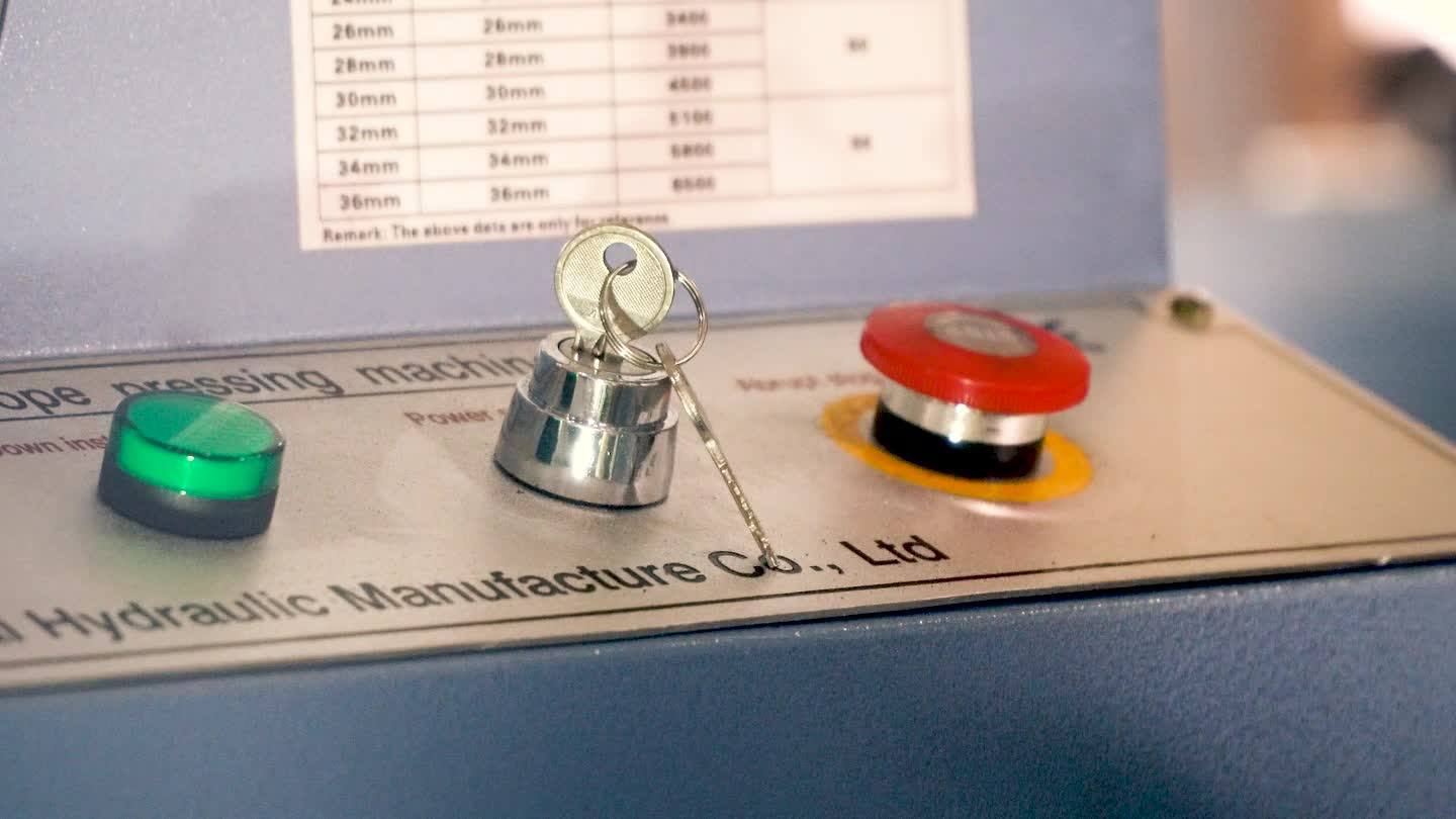 400t Wire Rope Steel Hydraulic Grommet Sling Press Machine - Buy ...