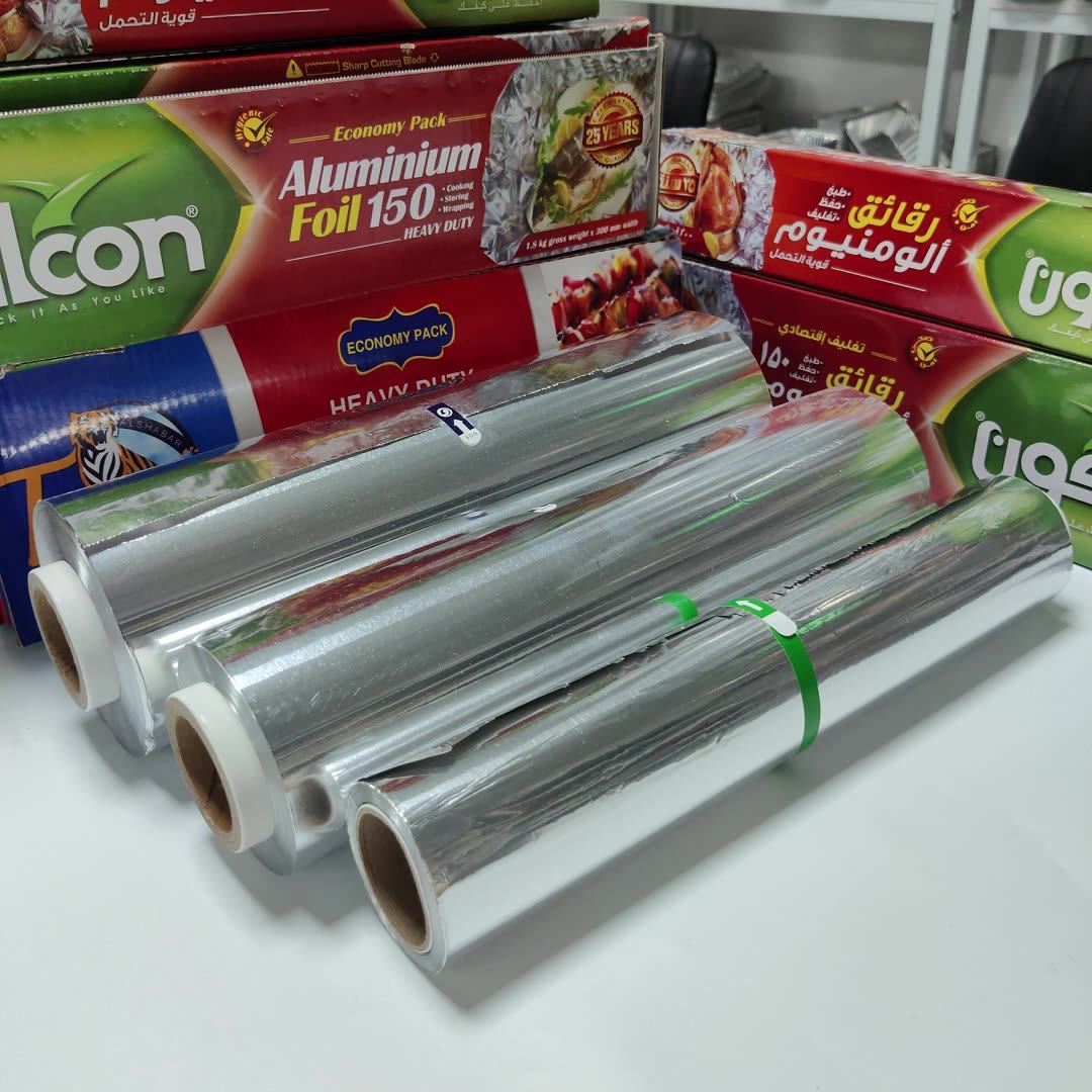 Falcon Foil Roll Heavy Duty Aluminum Foil Wrapping Paper Disposable ...