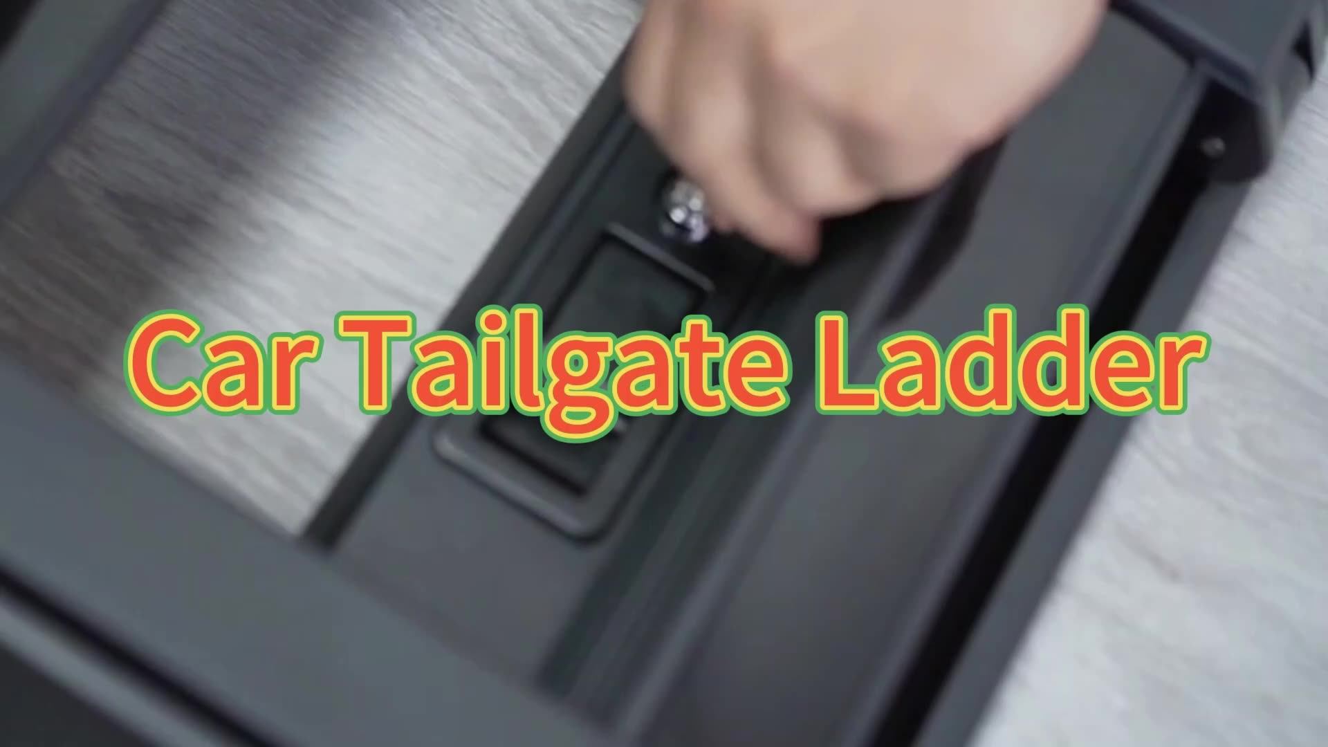 Ladder Off-road Roof Ladder Foldable Durable Reartailgate Ladder 90 110 ...