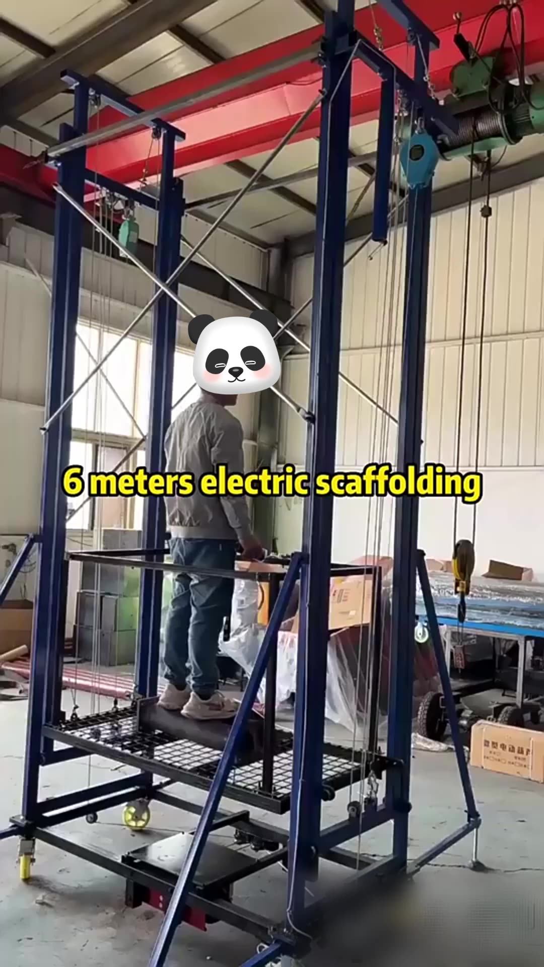 Elevator Automatic Steel Scaffold Foldable Electric Scaffolding Lift ...