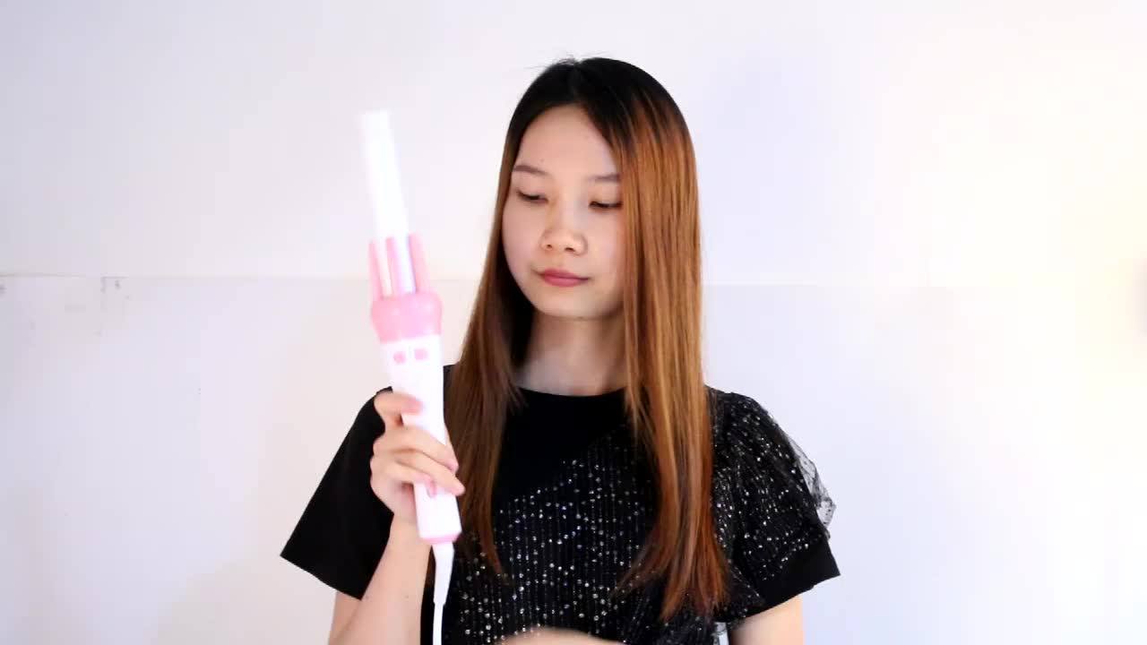 Korean Style Auto Rotating Electric Hair Curling Stick Fast Styling ...