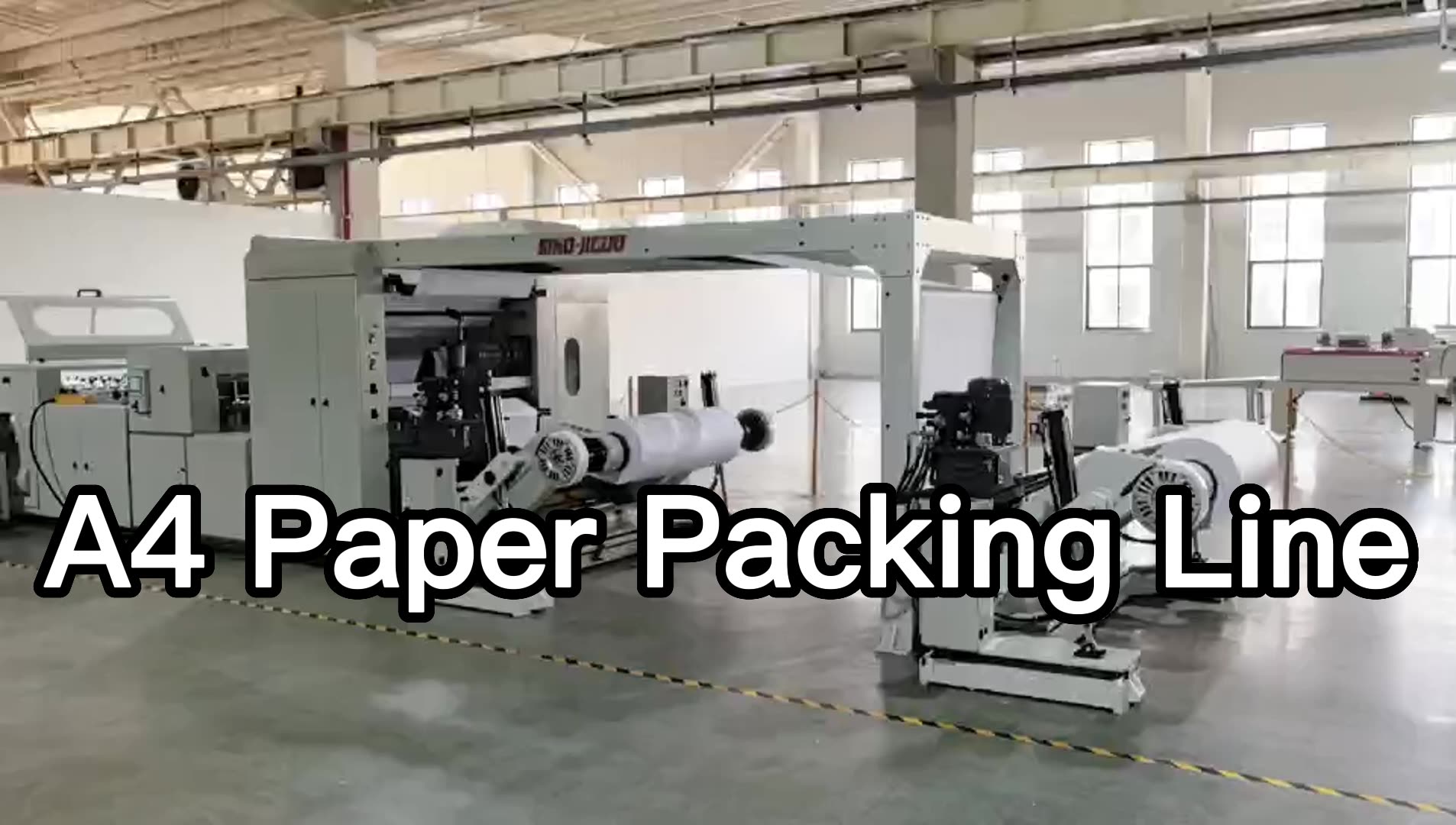High Speed 1100-2 Rolls Fully Automatic A4 A3 Paper Making Cutting Counting And Packaging ...