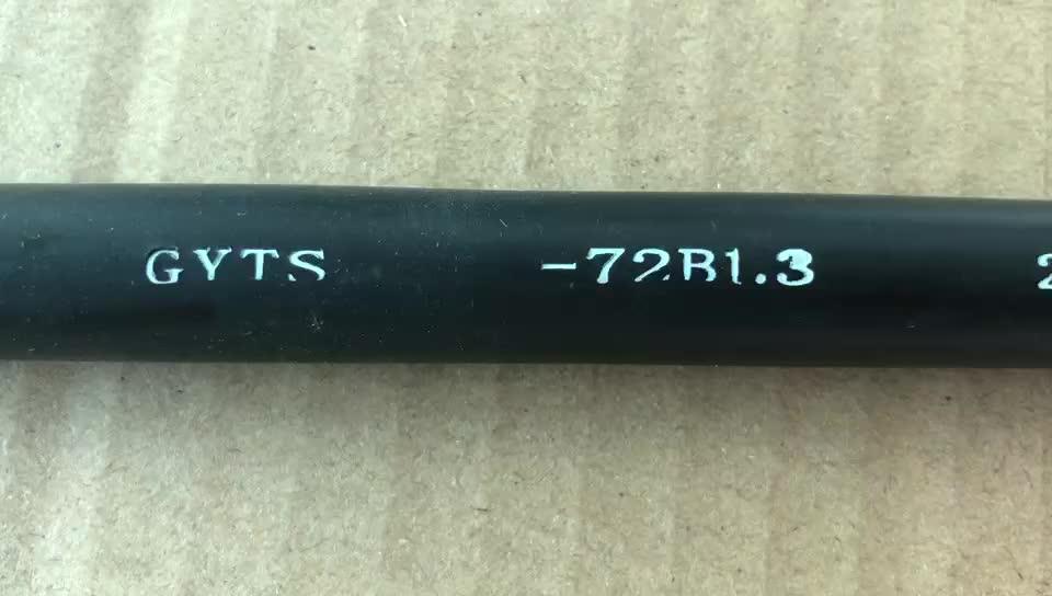 Outdoor Gyfty 48 Core Single Mode Fiber Optic Cable For Duct/aerial ...