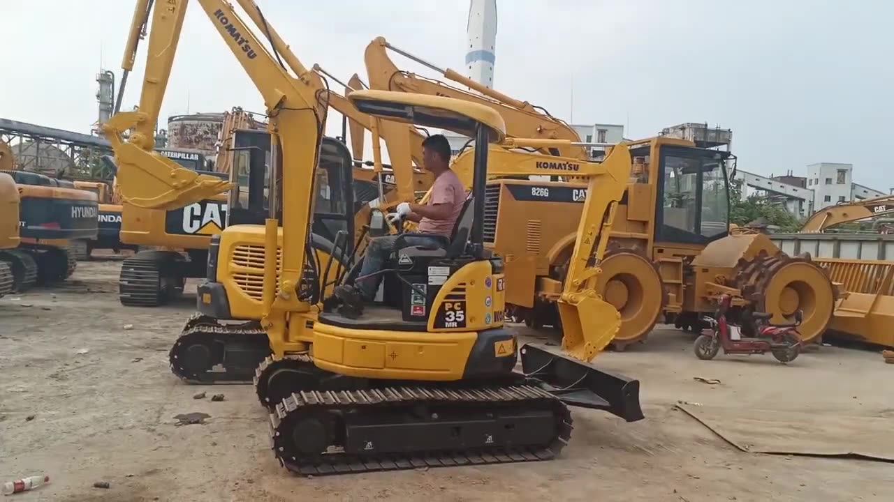 Original Used Komatsu Mini Track Excavator Pc35 Komatsu Pc55 Pc35 Pc30 ...