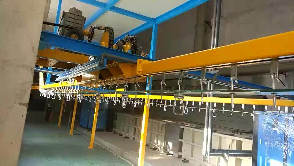 High Performance Overhead Enclosed Track Conveyor System For Chemical ...