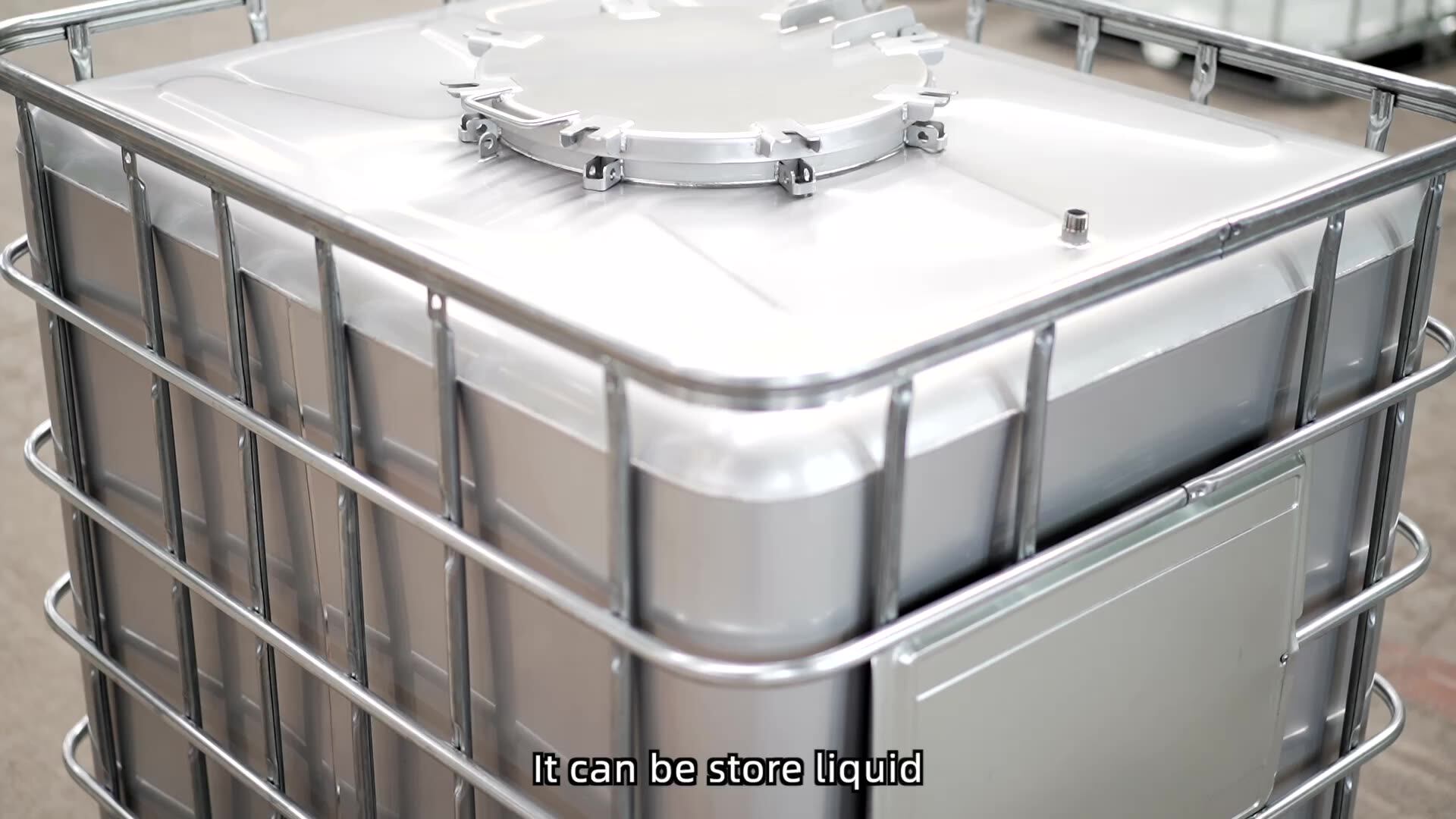 Vertical Environmental Protection Ibc Tote Stainless Steel Ibc Tank ...