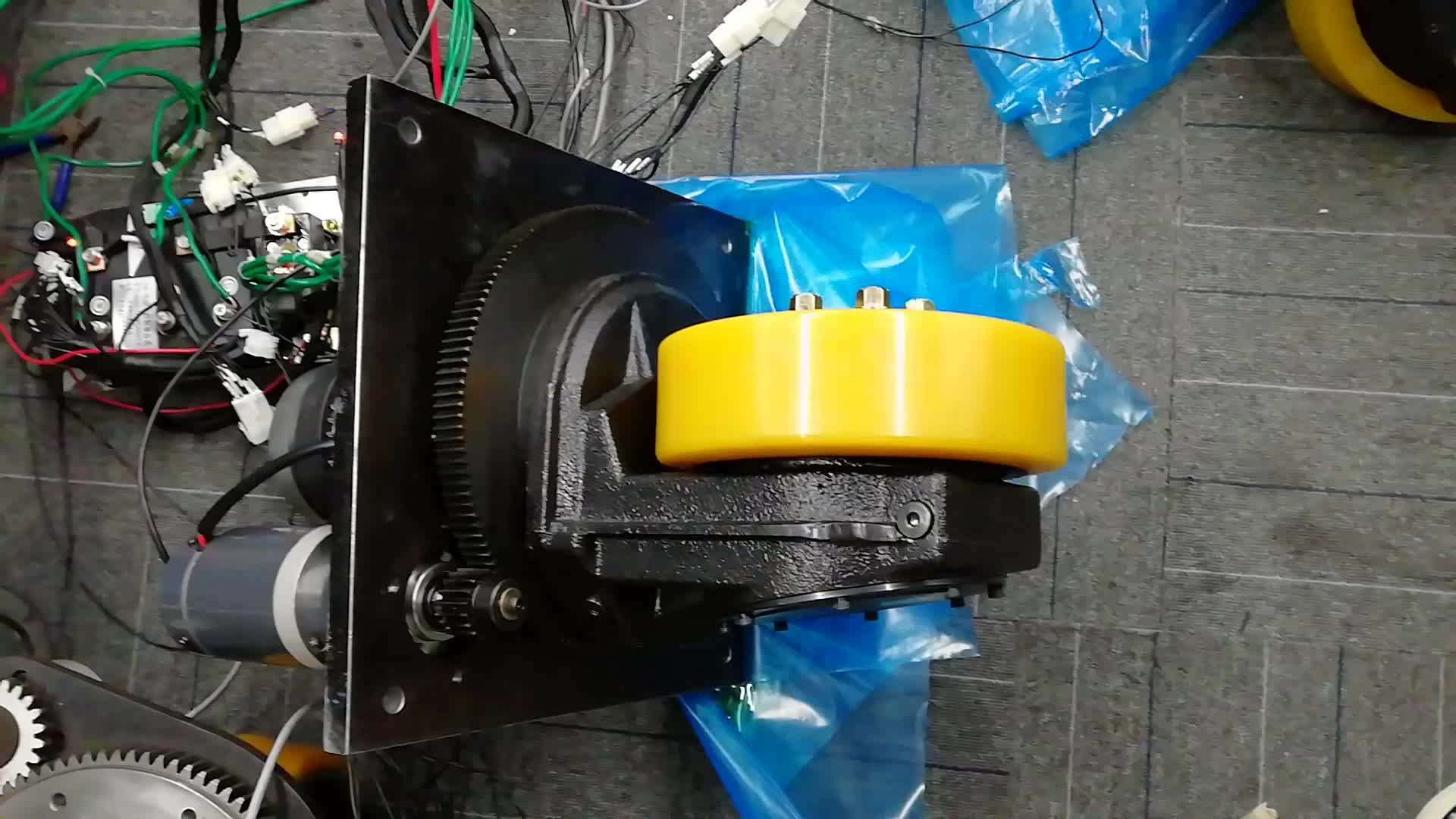 Tzbot 1.5kw 24v Vertical Motor Drive Wheel For Trolley Stacker Vertical ...