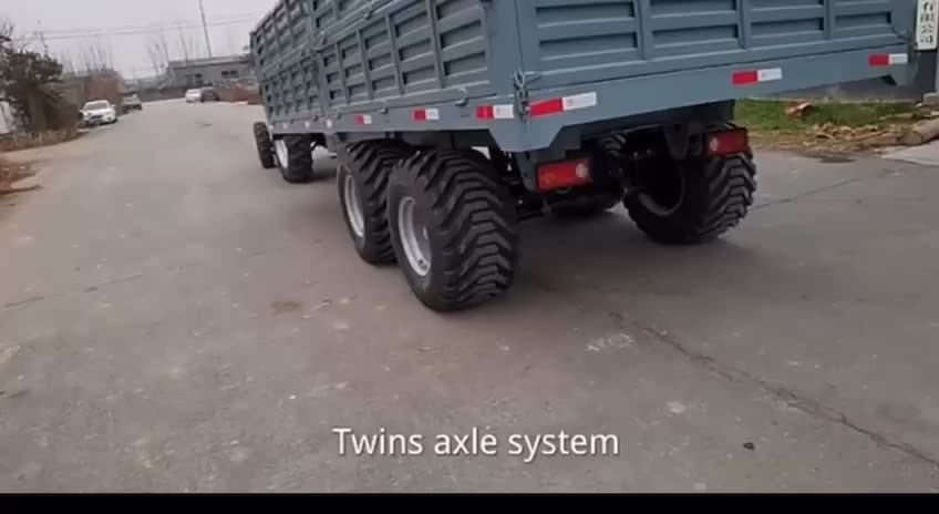 Farm Trailer Farm Dump Tipping Tandems Tractor Dump Small Farm Trailer ...