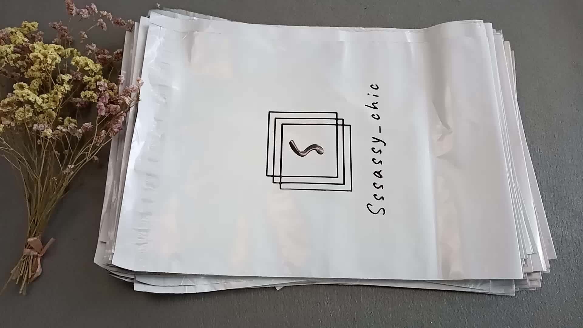 Cornstarch Made Biodegradable And Compostable Courier Mailing Plastic ...