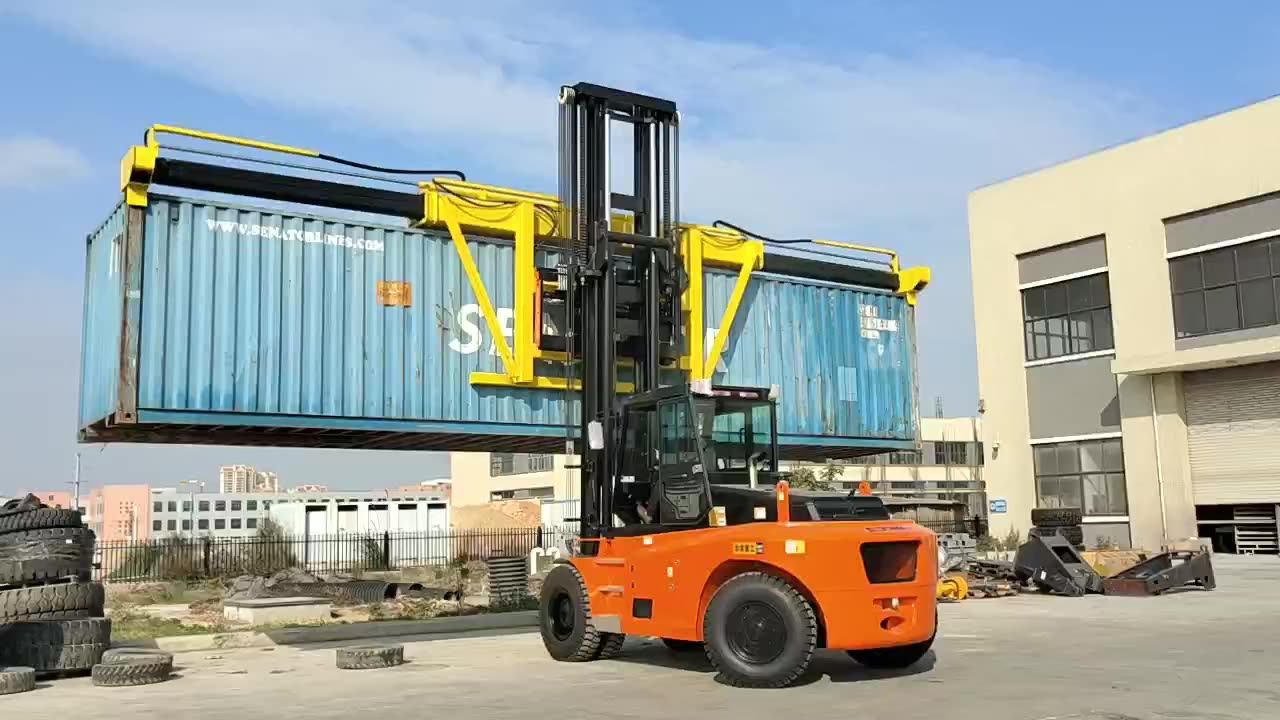 Socma Multi-role 15 Ton Diesel Heavy Duty Forklift/reach Stacker ...