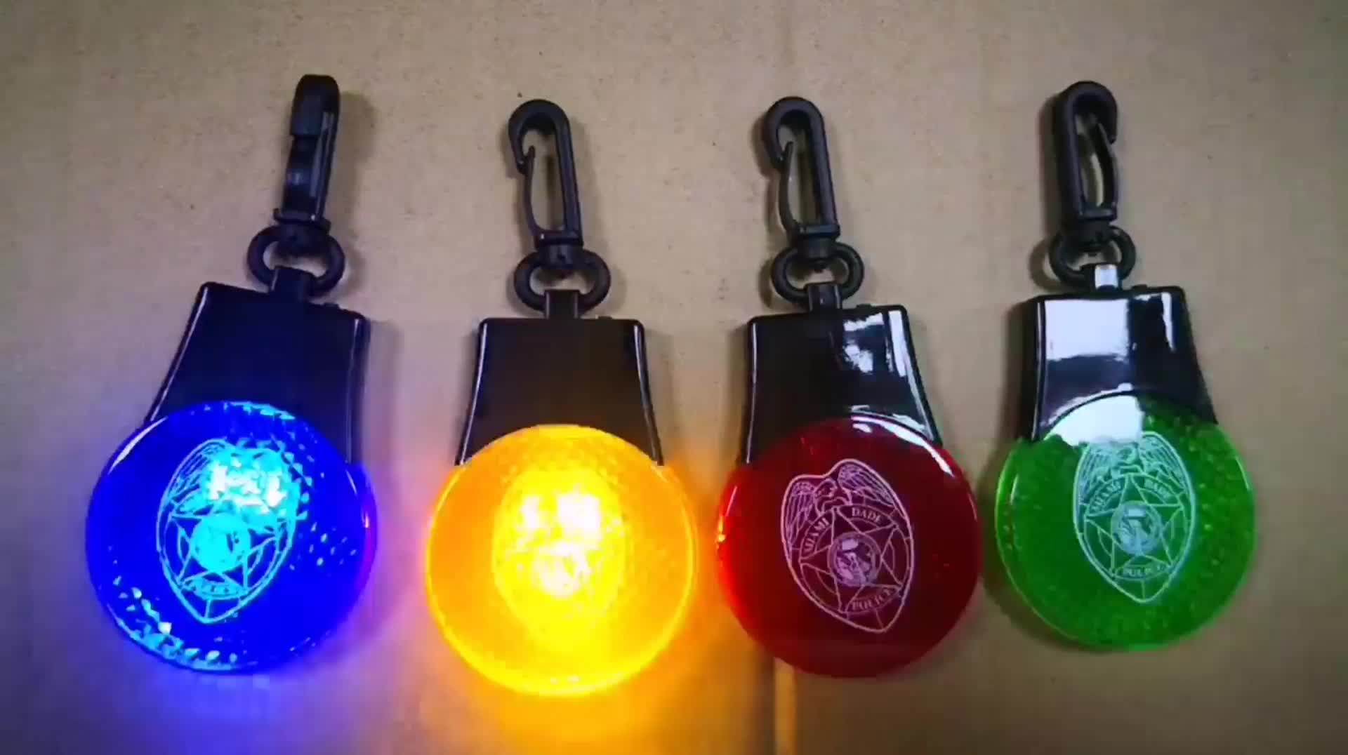 Oem Brand Printed Advertising Reflective Safety Keyring,Security Led ...