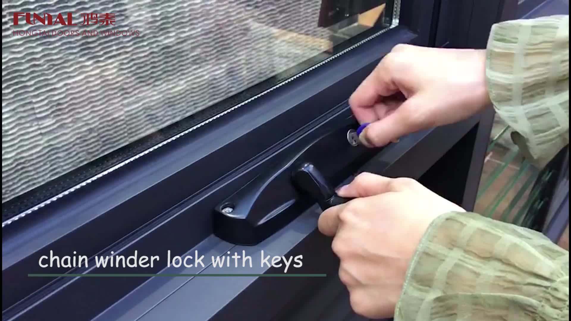 Australia As2047 Doric Chain Winder Awning Windows Aluminum Windows ...