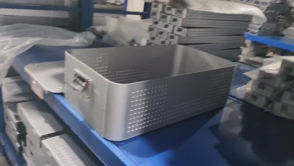 Aluminium Alloy Sterilization Box Sterilized Container Surgical ...