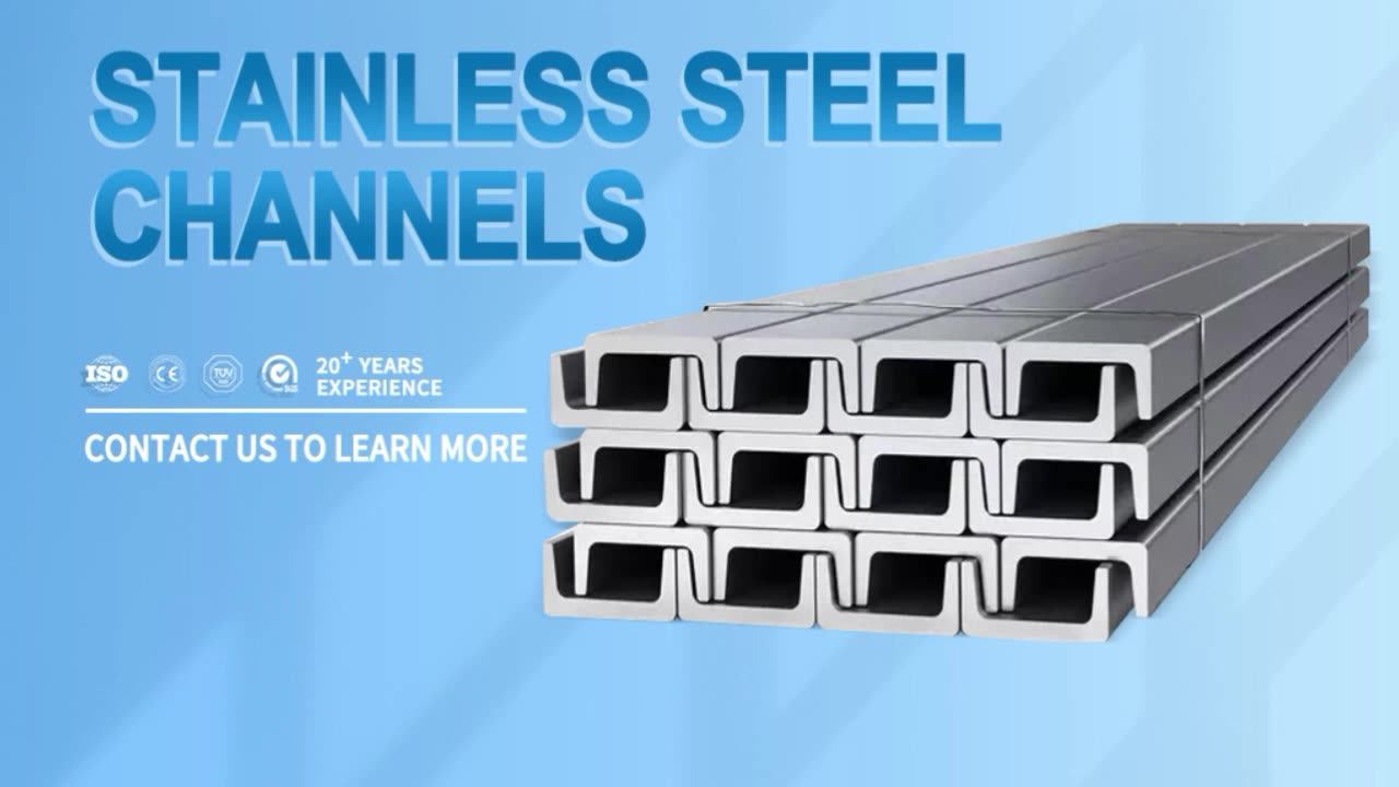 C Channel Astm 316l 304 430 904l 309s Bright Stainless Steel C Channel ...