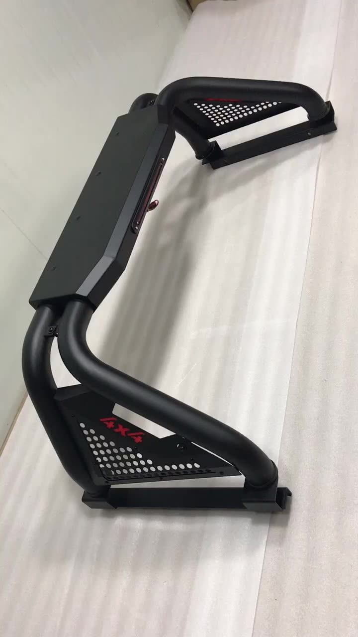 Black Stainless Steel Universal 4x4 Pick Up Truck Roll Bar For Dodge ...