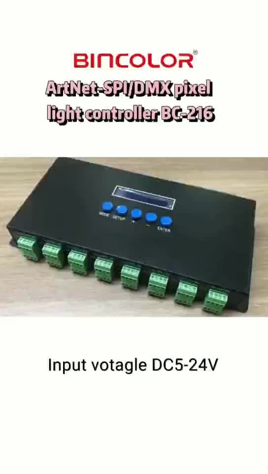 Bc-216 Spi Interface Lcd Display Compatible Artnet Dmx Controller Led ...