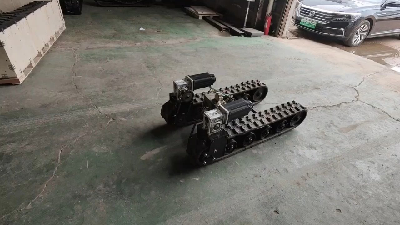 Multifunctional Rubber Track System Electronic Chassis Undercarriage ...