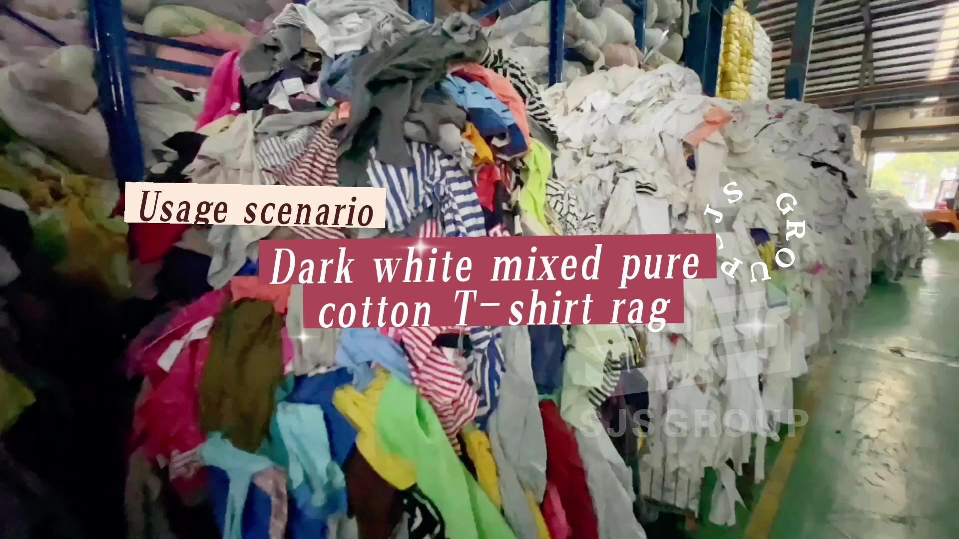 100 Cotton 10kg 25kg Paca De Trapo Industrial Multicolor 20kg Wipe ...