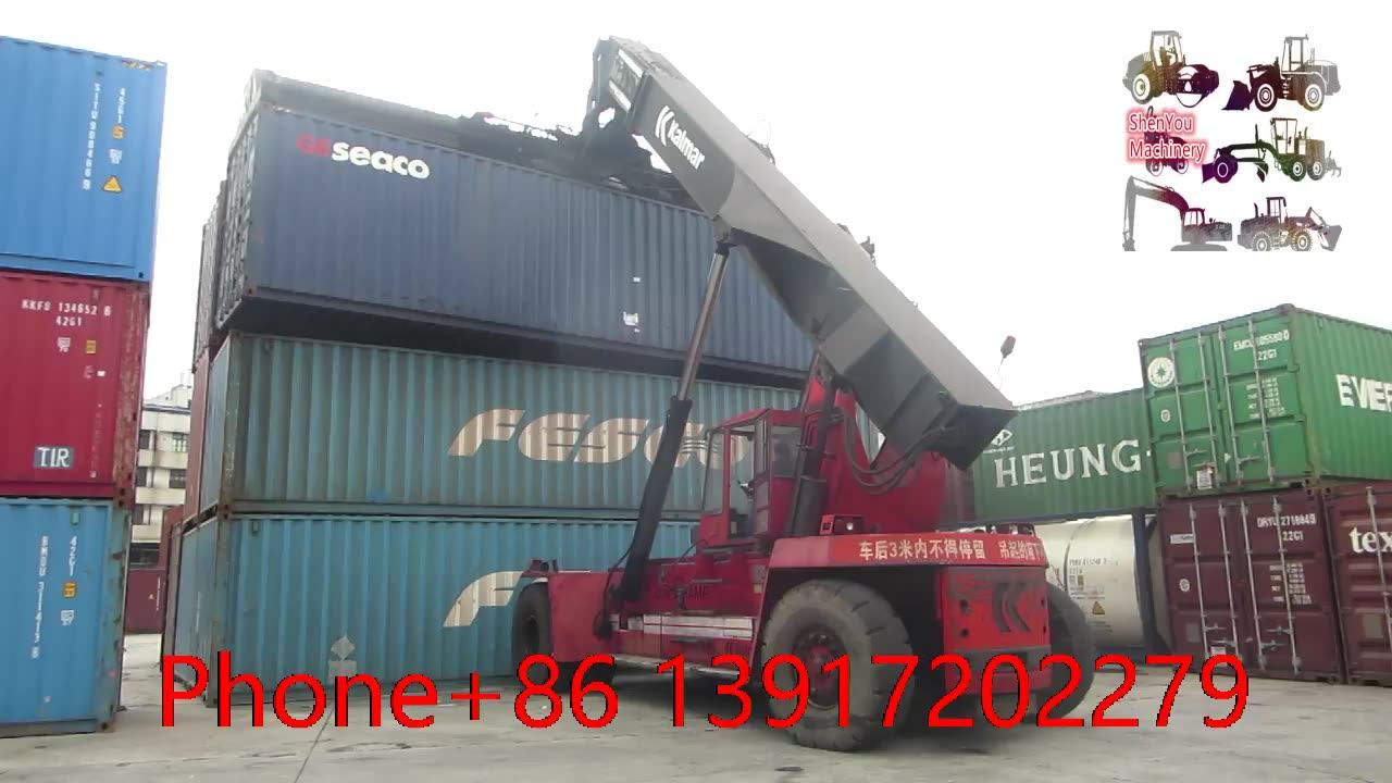 Low Price Terex Tfc45 45ton Container Reachstacker On Sale In Shanghai ...