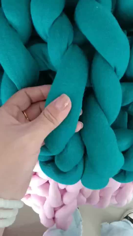 Super Chunky Cotton Tube Polyester Yarn,Cotton Tube Yarn For Arm ...