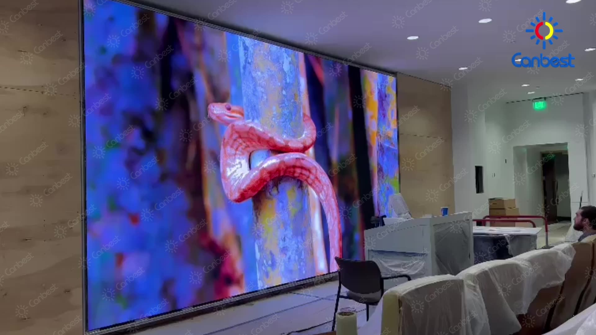 Canbest U Series 16:9 Control Room Cob Mini 4k P0.7 P0.9 P1.2 P1.5 P1.8 Indoor Led Video Wall ...