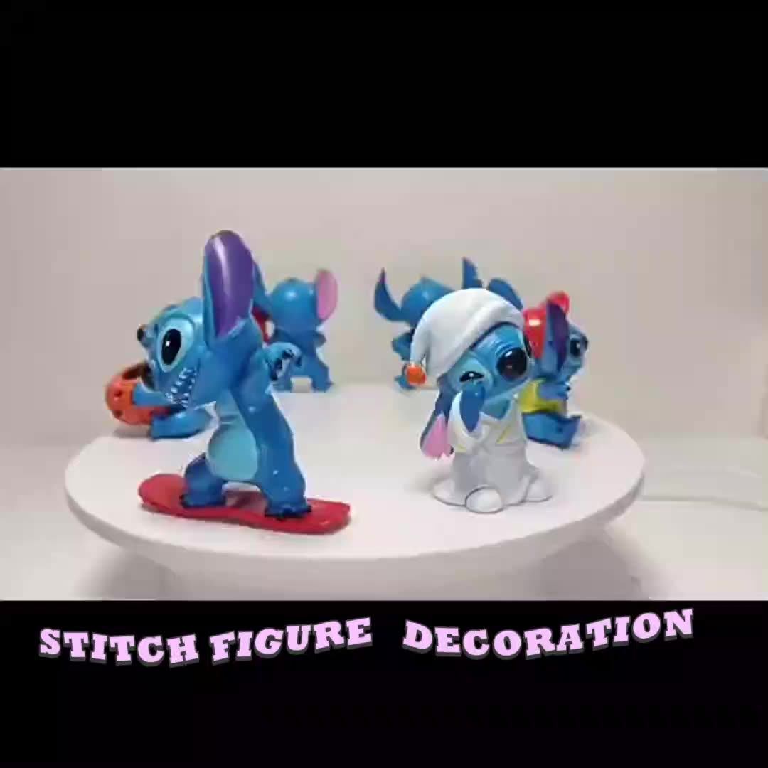 High Quality Stitch Anime Characters Display Models Pvc Action Figures ...