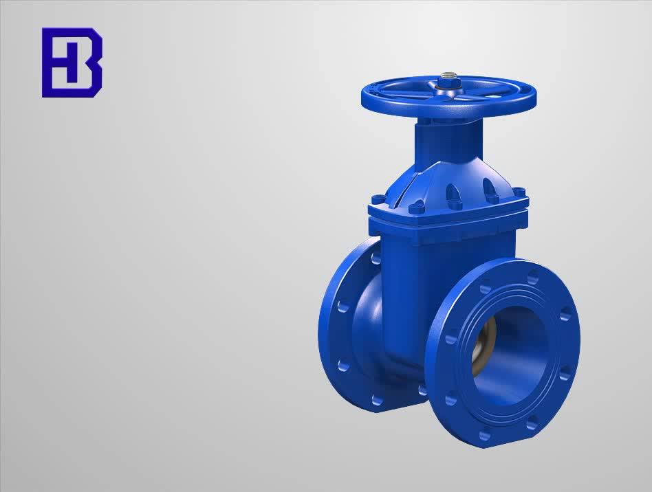 Bs3464 6 Inch Cast Iron Resilient Seat Flange Gate Valve - Buy Cast ...