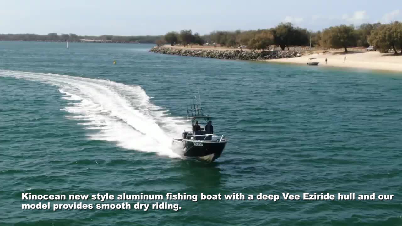 Kinocean 18ft High Speed Aluminum Fishing Boat/ Barge Ship With Hard ...