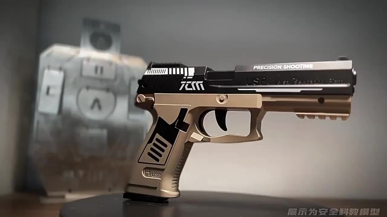 Pistol Soft Bullet Shell Ejection Blaster Automatic Continuous Shooting ...