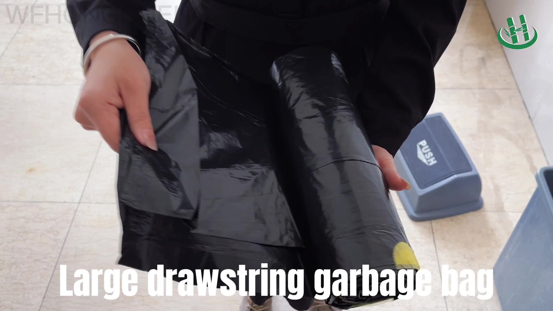 Factory Construction 120 Liters Hdpe 100l Garbage/trash With Drawstring ...