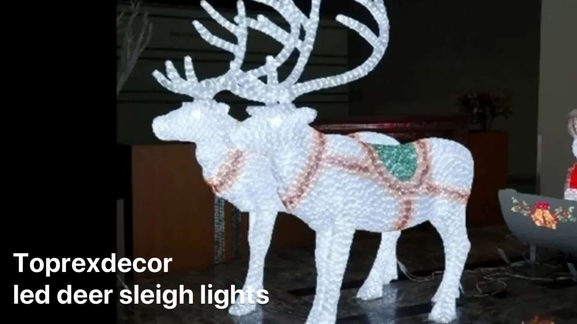 Handmade 3d Acrylic Led Outdoor Christmas Decoration Life Size Santa ...