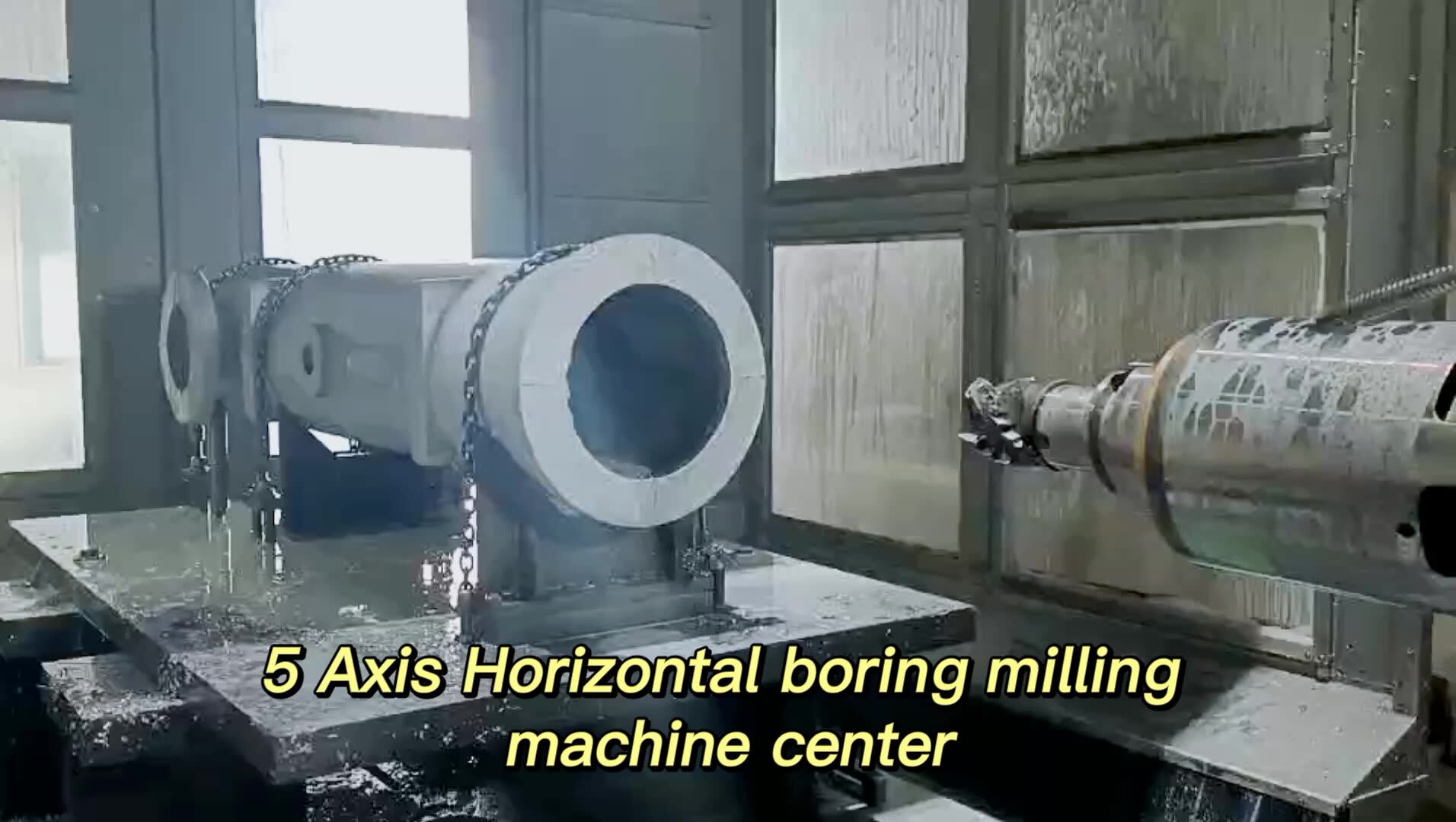 Dbm110 Auto Horizontal Boring And Milling Machine With Small Engine ...