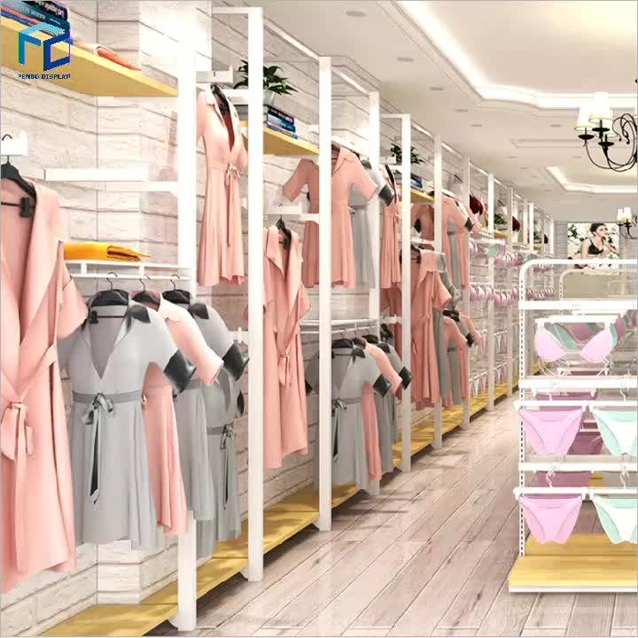 Customized Store Interior Design Lingerie Store Display Furniture ...