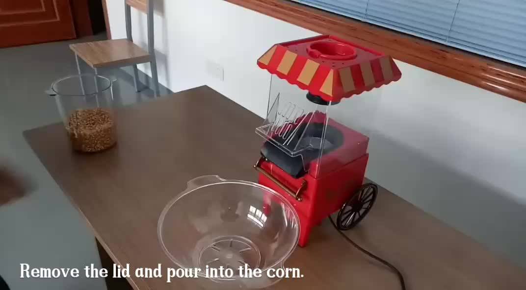 Cute Mini Hot Air Pop Corn Easy Car Wheel Popcorn Maker - Buy Wheel ...