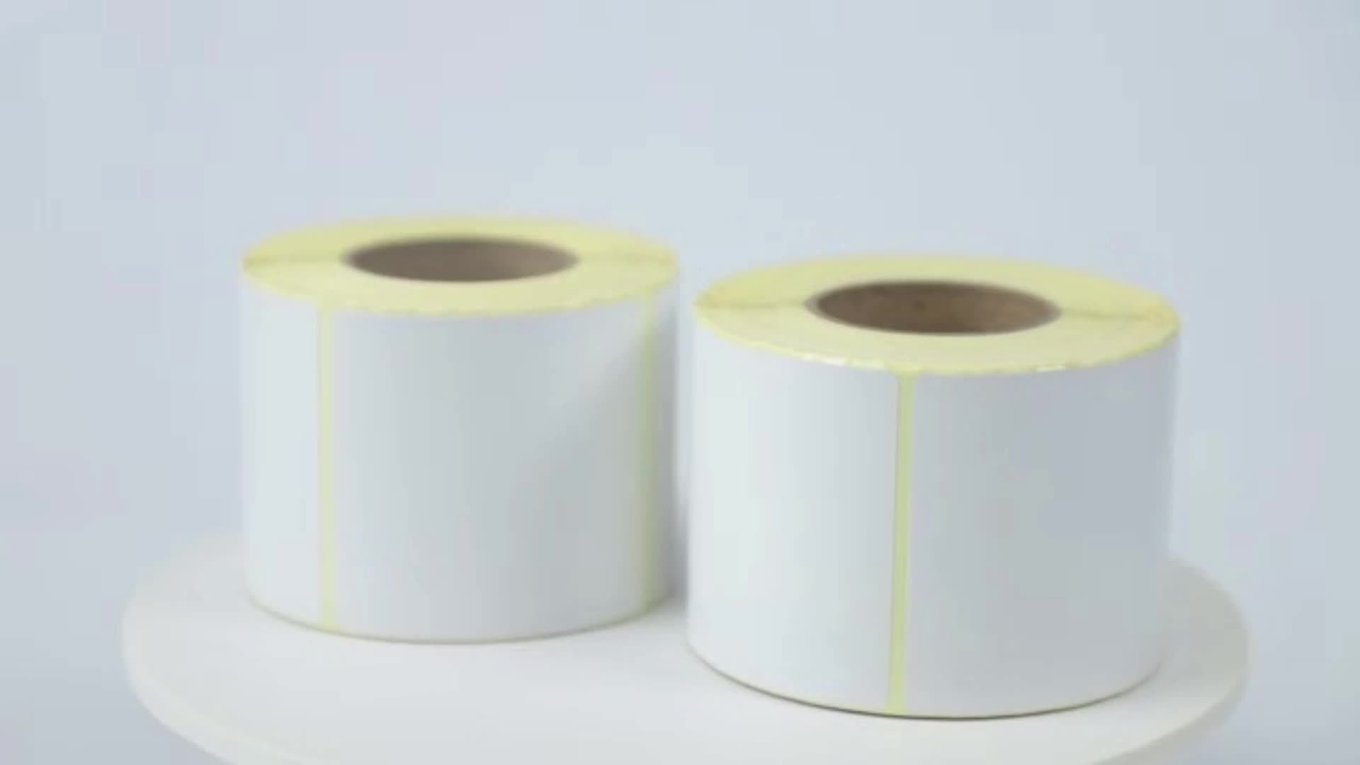 Waterproof Thermal Adhesive Shipping Labels 4''*4'' 58*40 75*120mm ...